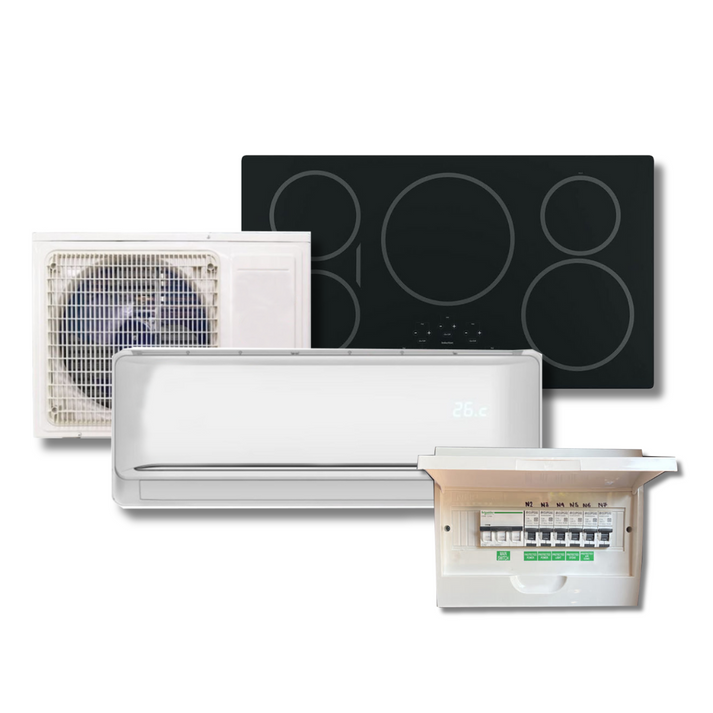 Package 3: Induction cooktop, Split System, Rooftop Solar & Upgrade Sw ...